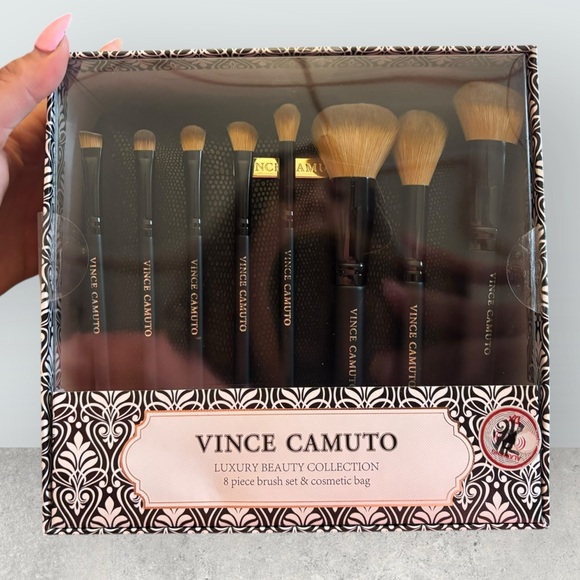 Vince Camuto | Makeup | Vince Camuto Luxury Beauty Brush Set Black And ...